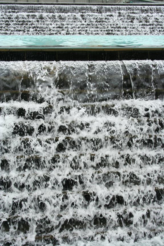 Waterfall stock photo. Image of people, staircase, splashing - 56748194