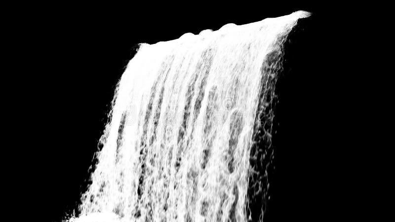 Waterfall texture loop 4K stock footage. Video of concept - 161547908