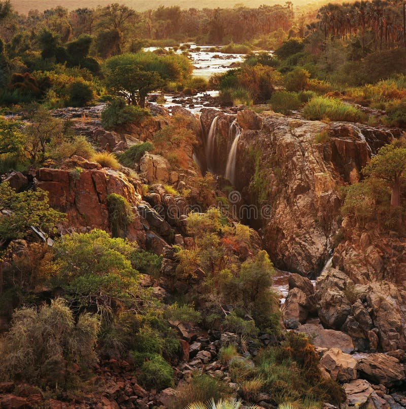 Waterfall stock image. Image of arroyo, biome, mountain - 73941653