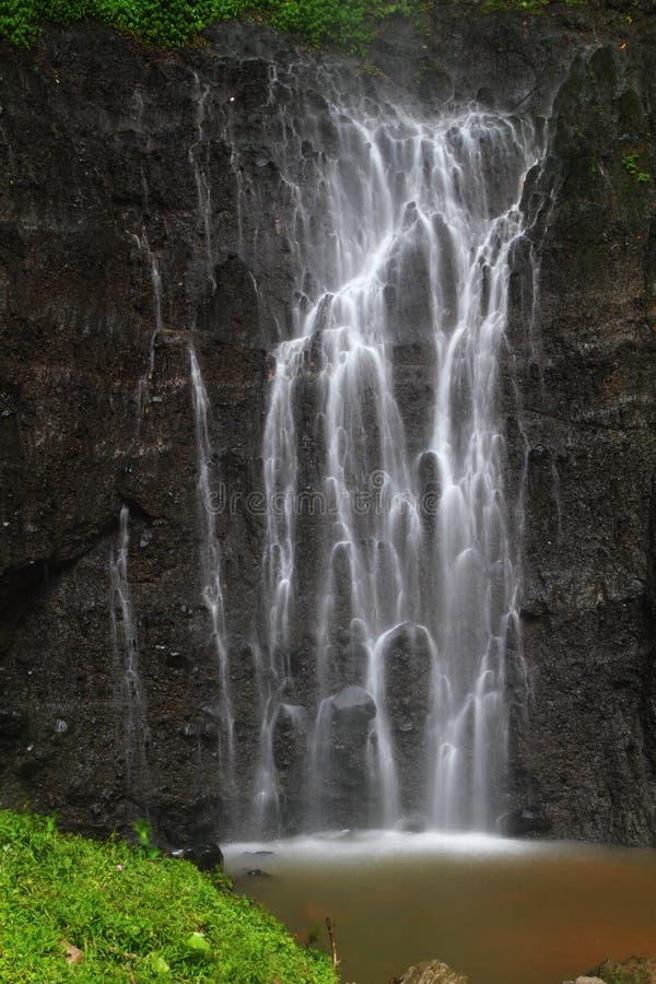 Waterfall in Tropical stock image. Image of flowing, indonesia - 30535753