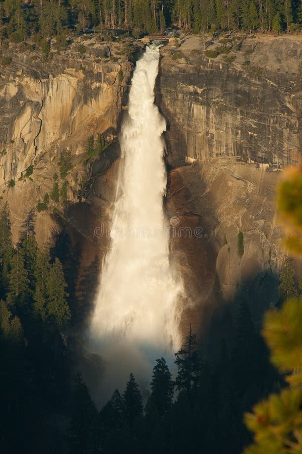 Waterfall in a valley stock photo. Image of falling, scene - 29429536