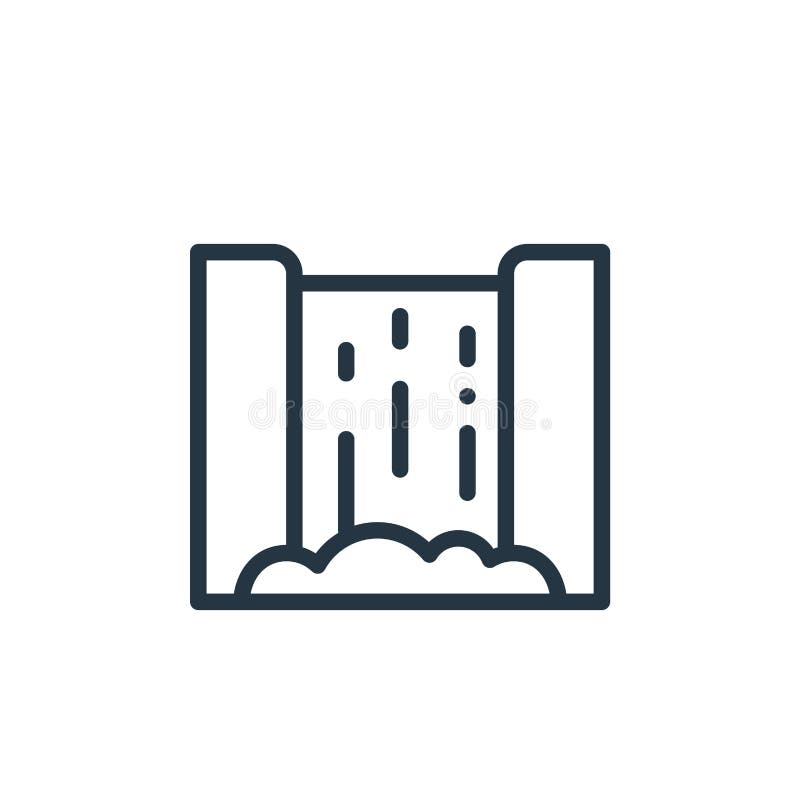 Waterfall Icon. Filled Waterfall Icon for Website Design and Mobile ...