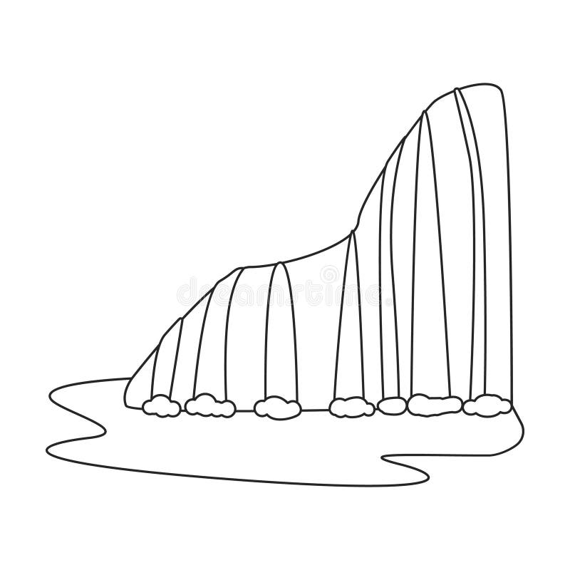 Waterfall Stream Icon Stock Illustrations – 1,541 Waterfall Stream Icon ...