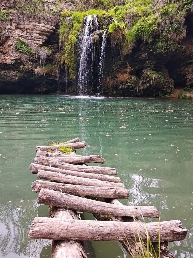 Waterfall View from Top Down Stock Image - Image of destination ...