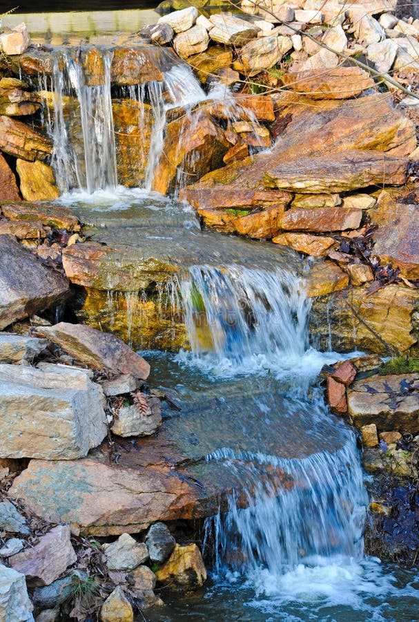 SPA Waterfall Feature stock photo. Image of edge, lifestyle - 2386950
