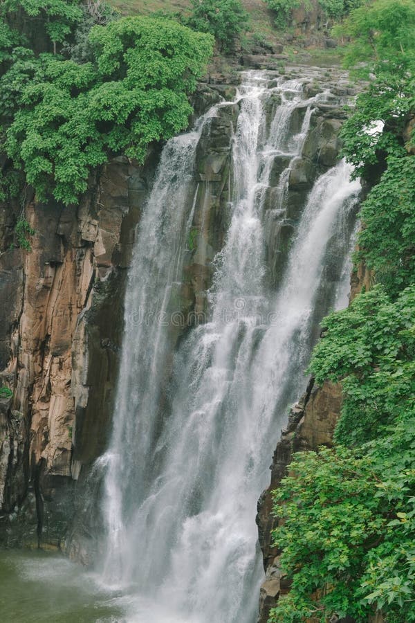 Waterfall stock photo. Image of india, waterfall, patalpani - 248026680