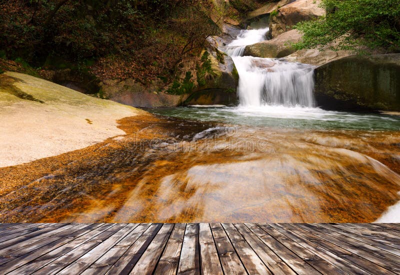 Waterfall stock image. Image of panel, park, light, green - 40344385