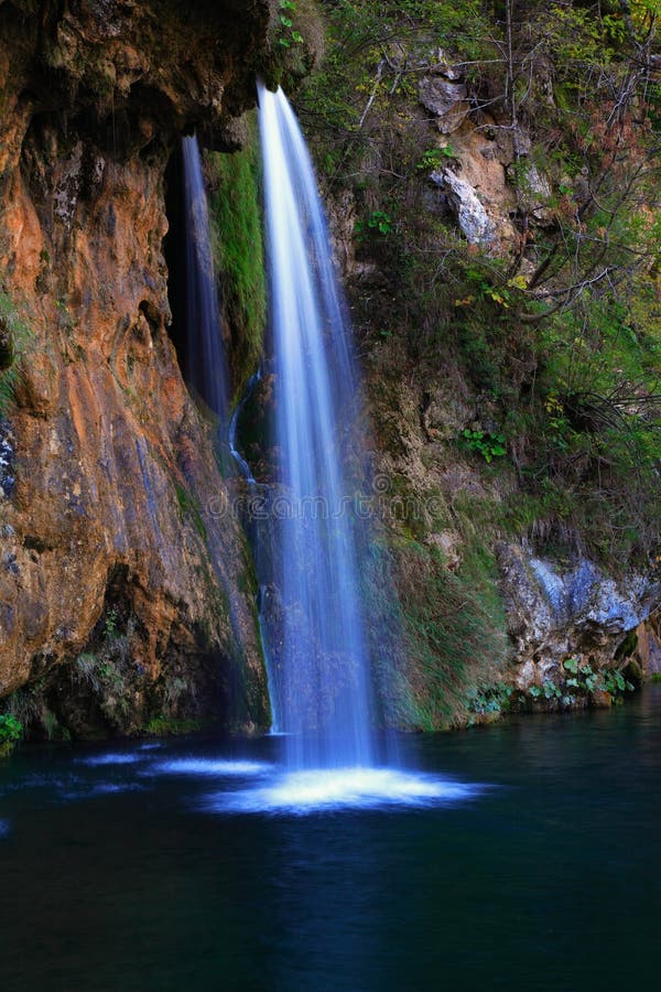 Chantara Waterfalls in Trodos Mountains Stock Image - Image of tour ...