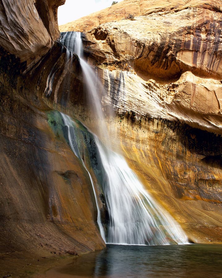 One Woman Bathing Ma in Hot Springs Waterfall Jordan Stock Photo ...