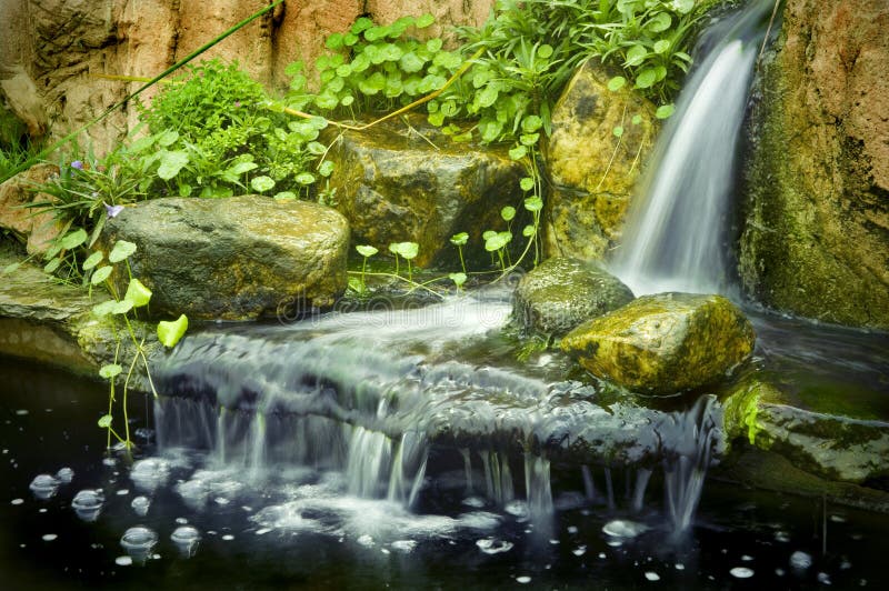 Magic Waterfall stock image. Image of magic, cascade - 16665621