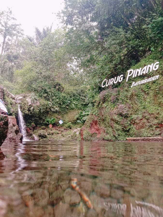 Waterfalls, Also Called Curug, are in Mountainous Areas Stock Image ...