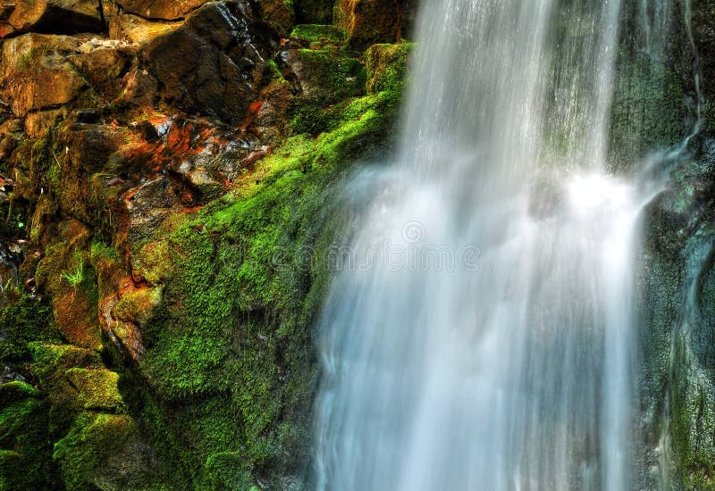 Waterfalls stock image. Image of natural, leaf, cascade - 30689603