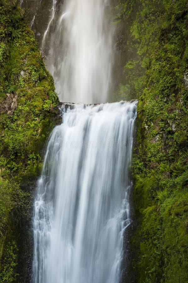 Waterfalls Blurred in Motion Stock Image - Image of horizontal, cascade ...