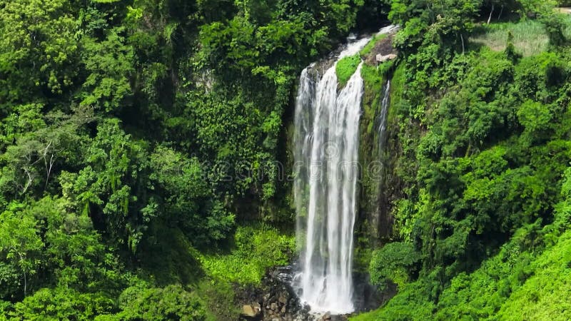 Waterfalls in Bukidnon. Philippines. Stock Video - Video of forest ...