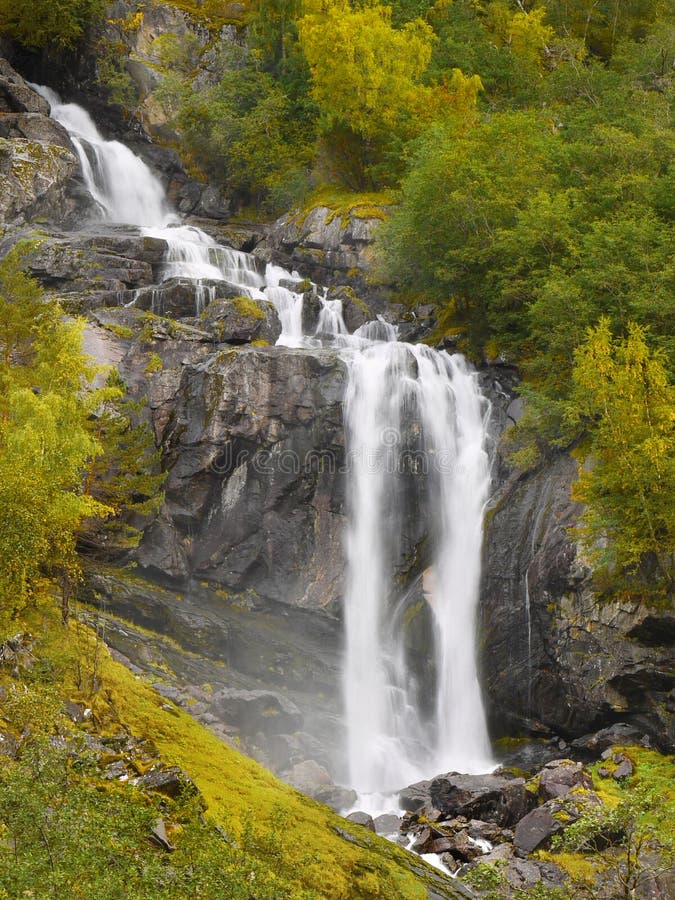 Waterfalls, Norway stock image. Image of landscape, falls - 92661709