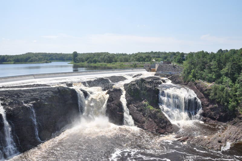 Waterfalls of Charny, Quebec, Canada Stock Image - Image of travel ...