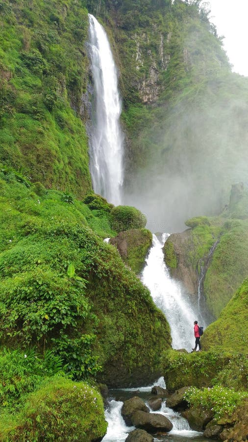 Waterfalls Citambur Cianjur Indonesia Stock Photo - Image of waterfalls ...