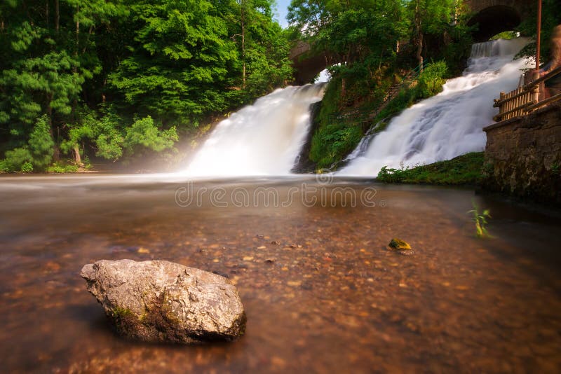 Coo Waterfalls, Wallonia, Belgiumi Stock Image - Image of attraction ...