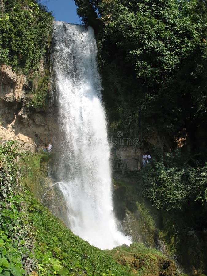 Waterfalls in Edessa, Greece Stock Image - Image of landscape, greece ...