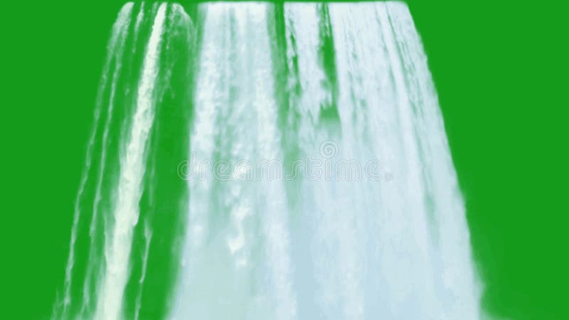 Waterfalls Green Screen Motion Graphics Stock Video - Video of ...