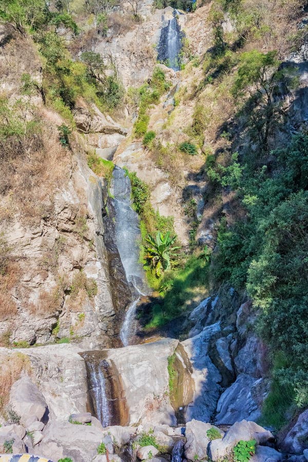 Waterfalls in the Highlands of Guatemala. Stock Image - Image of ...