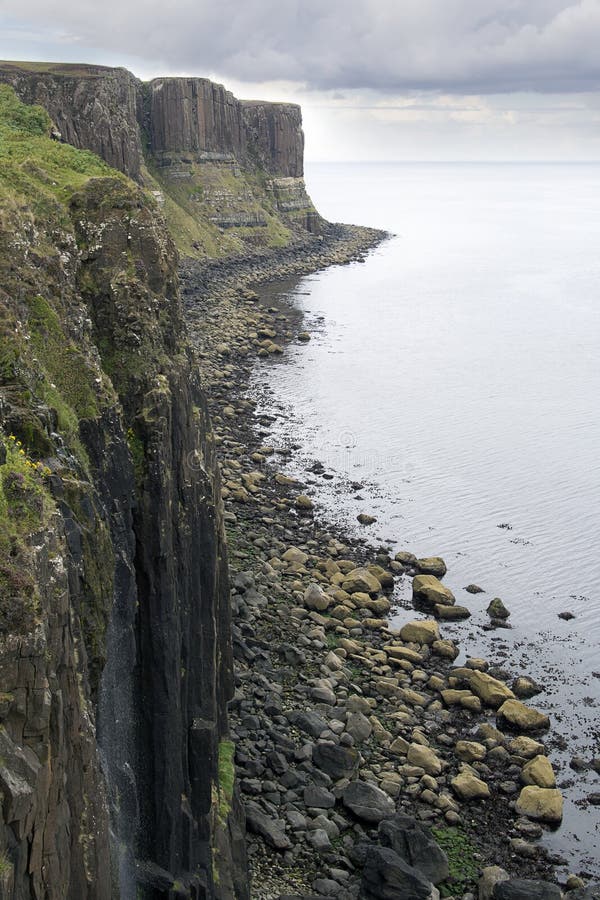Waterfalls Island of Skye in August Stock Photo - Image of european ...