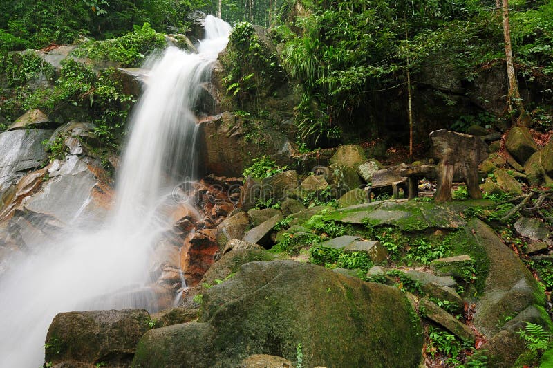 WaterFalls, Jeram Toi Waterfalls 03 Stock Photo - Image of spring ...