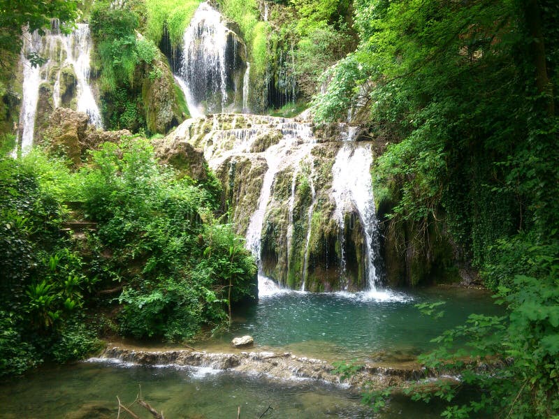 Waterfalls of Krushuna stock image. Image of water, waterfalls - 122493245