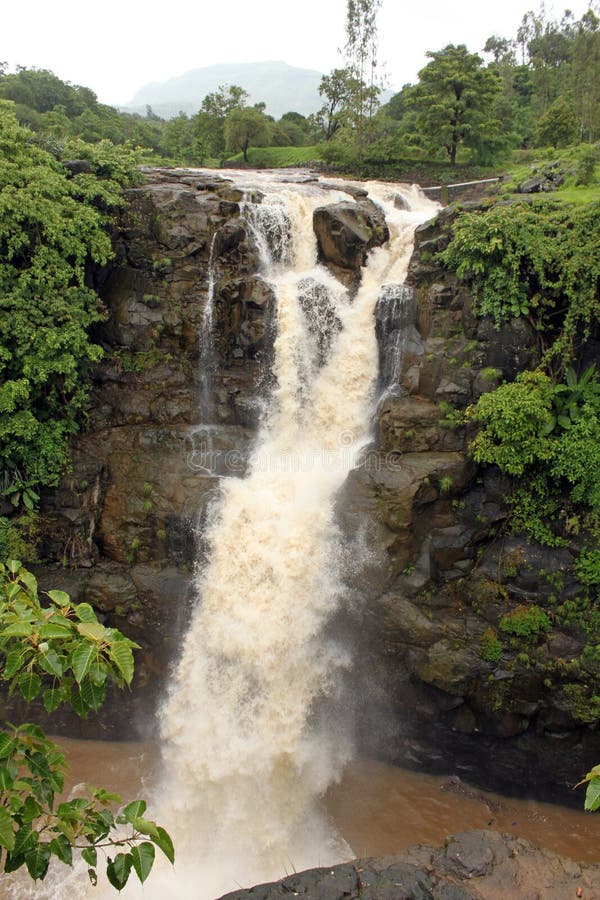 Waterfalls during Monsoon stock photo. Image of lake - 50203964