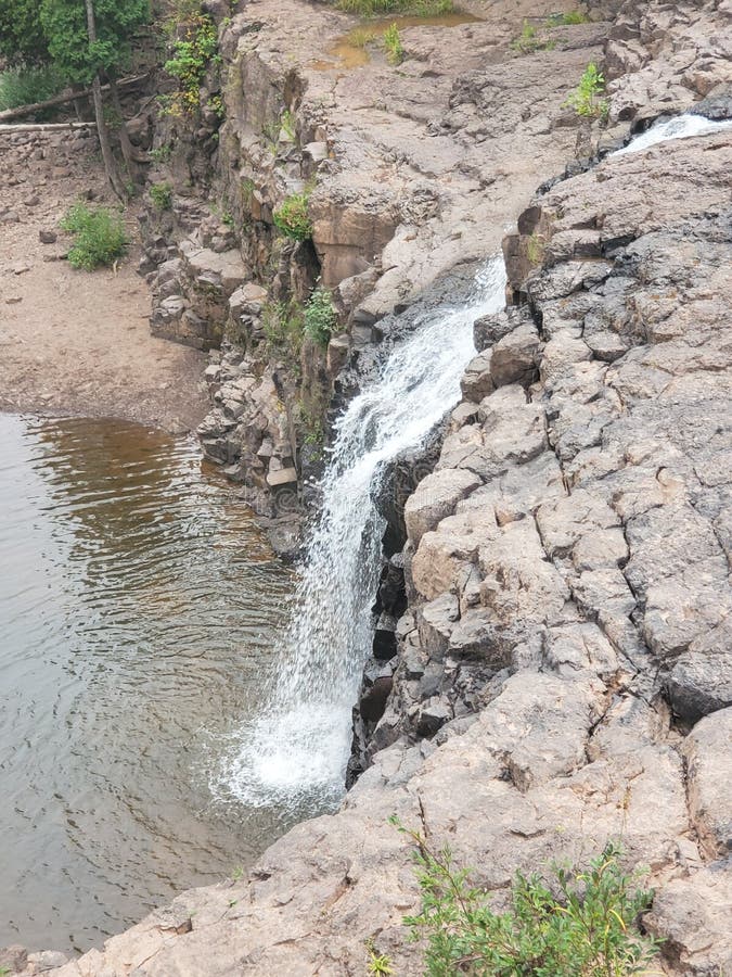 Waterfalls in the open stock image. Image of open, nature - 160407941