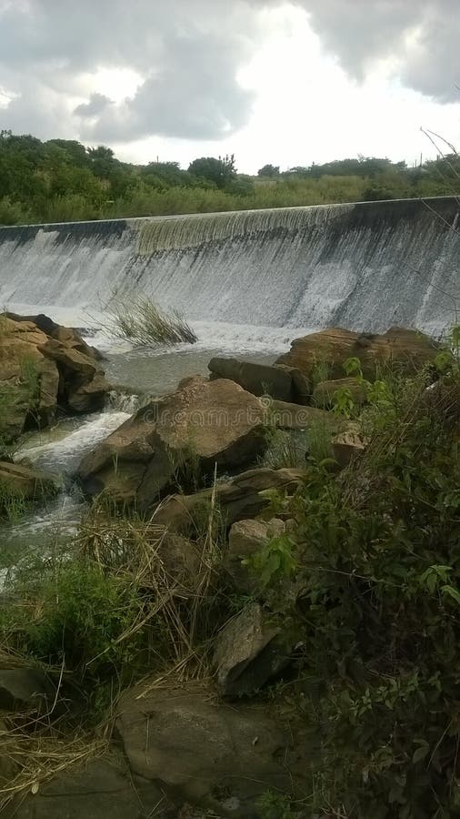 Waterfalls stock image. Image of trees, april, river - 134530387