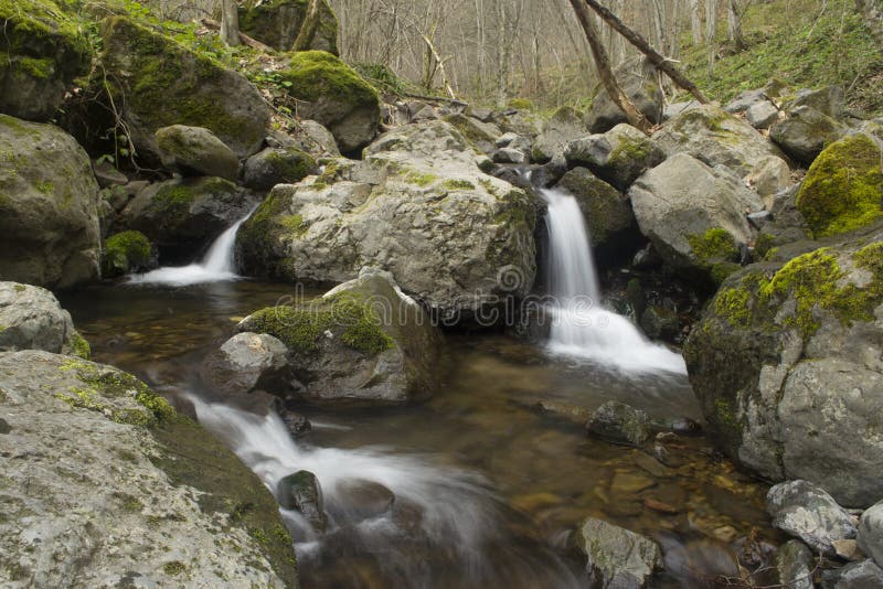 Waterfalls stock photo. Image of waterfall, stream, tree - 59964352