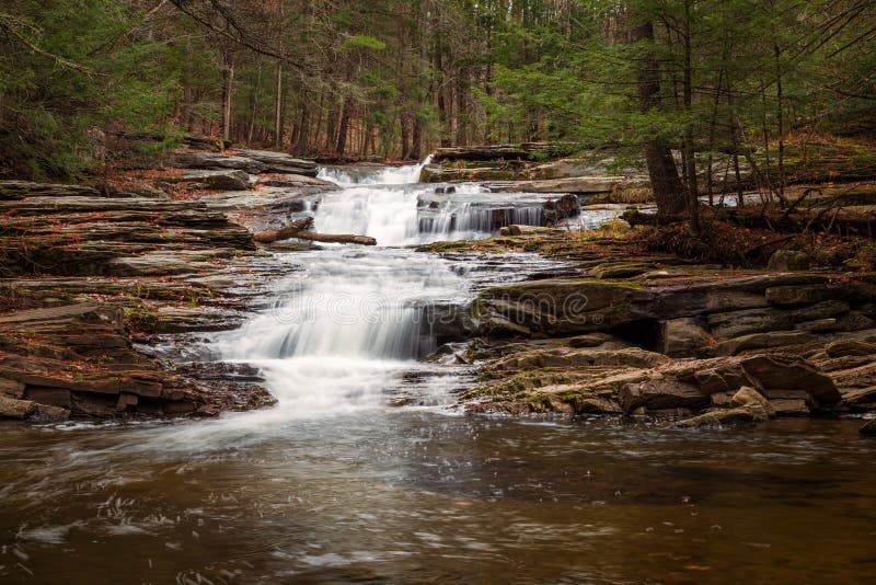 Waterfalls of Western Massachusetts in Fall Stock Photo - Image of ...