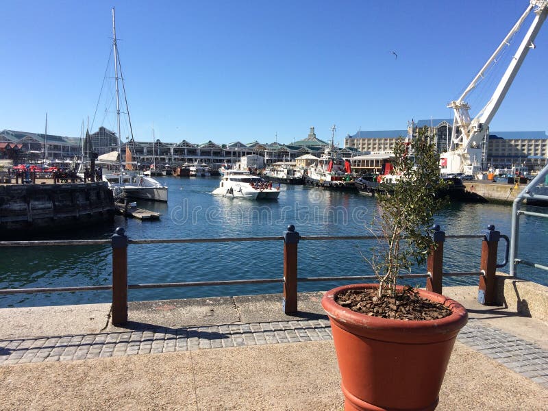 Waterfront, Cape Town editorial stock image. Image of waterway - 245073929