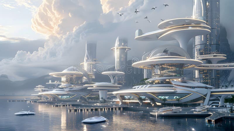 Waterfront Cities with Floating Infrastructure Future Stock ...