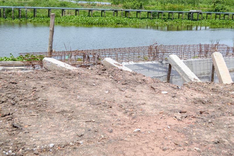 Waterfront in Country Thailand Stock Photo - Image of natural, ground ...