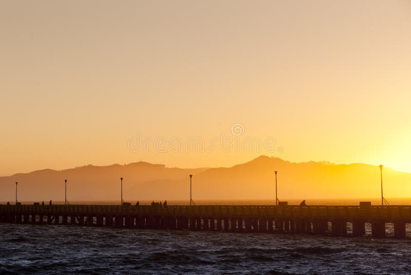 Waterfront Dock stock photo. Image of francisco, ocean - 39635636