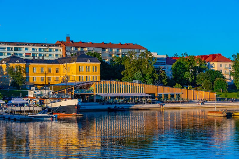 Waterfront of Finnish Town Vaasa Editorial Image - Image of famous ...