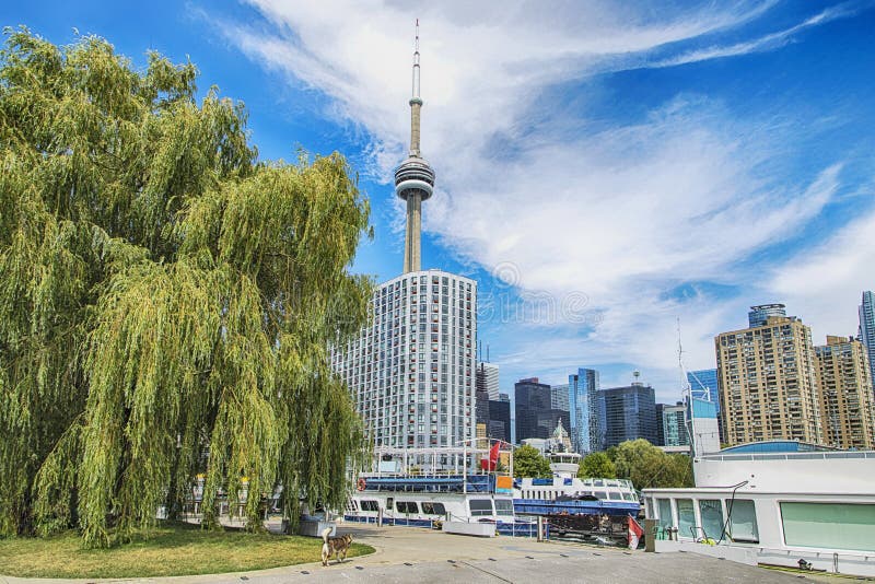 Waterfront on Lake Ontario in Toronto Editorial Stock Image - Image of ...