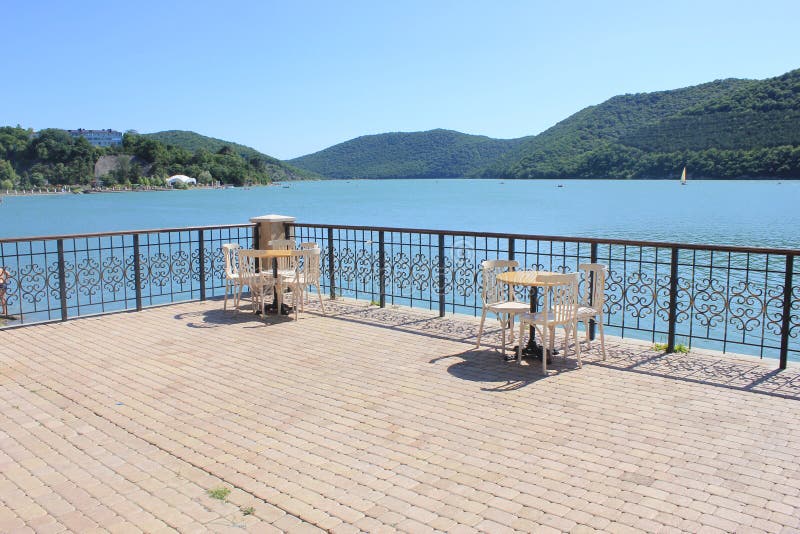 Waterfront on lake stock image. Image of acacia, pointer - 88703633