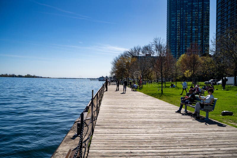 Waterfront Park in the Harbourfront Neighborhood. Editorial Photography ...