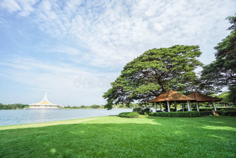 Waterside Pavilion Summer Green Stock Photos - Free & Royalty-Free ...