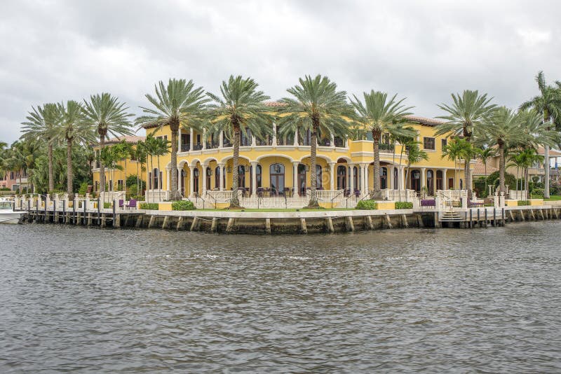 Waterfront real estate editorial photography. Image of luxurious - 73777037