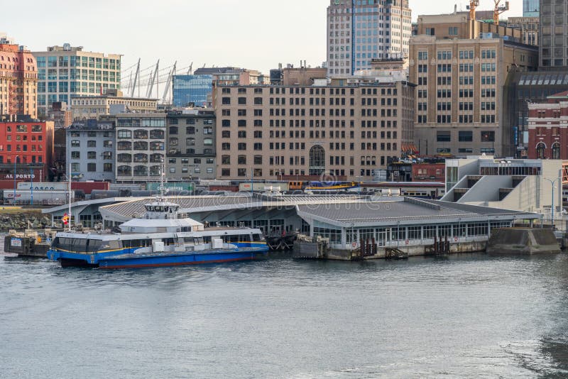 Waterfront SeaBus Terminal. Vancouver, Canada. Editorial Photography ...