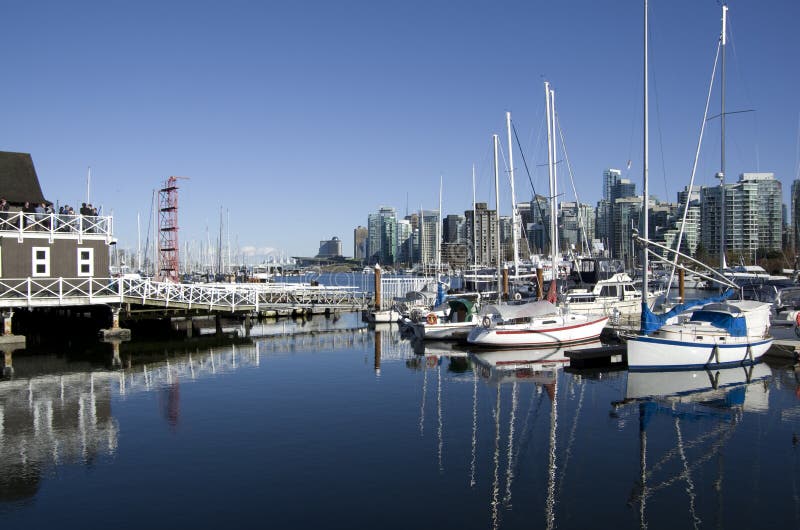 Waterfront In Vancouver, British Columbia Stock Photo - Image of ...