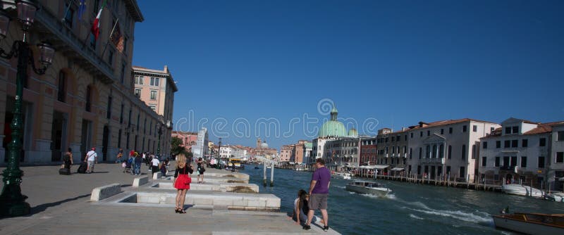 Waterfront Venice stock photo. Image of light, lifestyle - 54077456