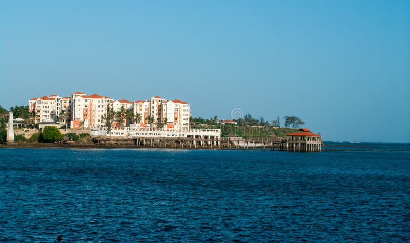 Waterfront Views of Mombasa Stock Photo - Image of famous, guard: 33483192