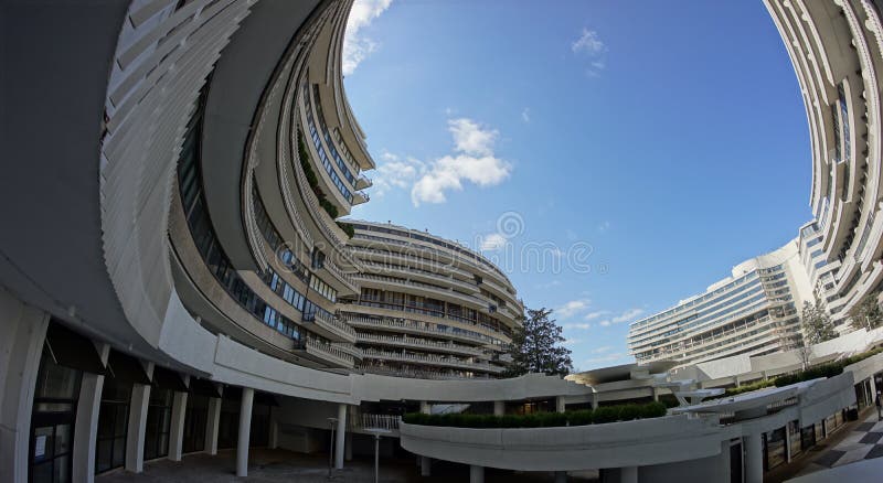 Watergate Complex - Washington DC Editorial Image - Image of complex ...