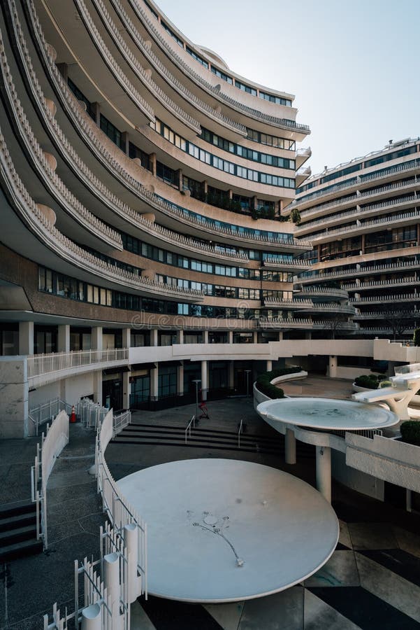 The Watergate Hotel, in Washington, DC Stock Photo - Image of urban ...