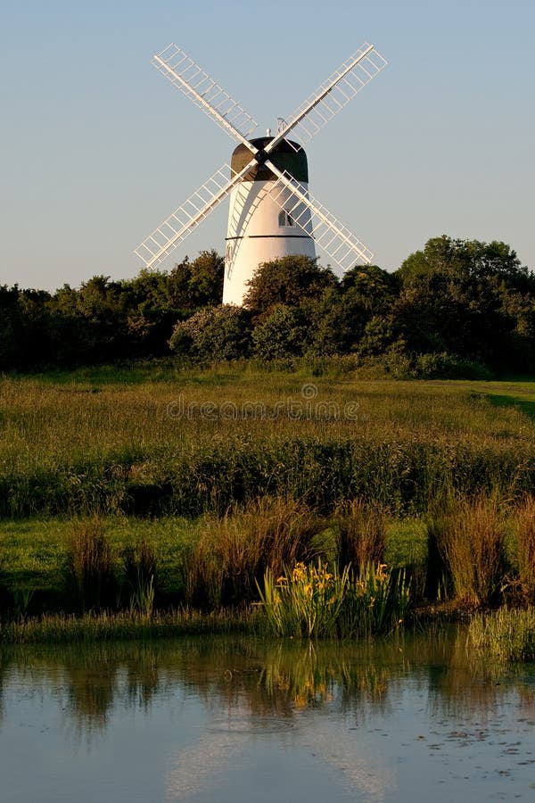 Waterhall Windmill stock photo. Image of reflection, east - 29228694